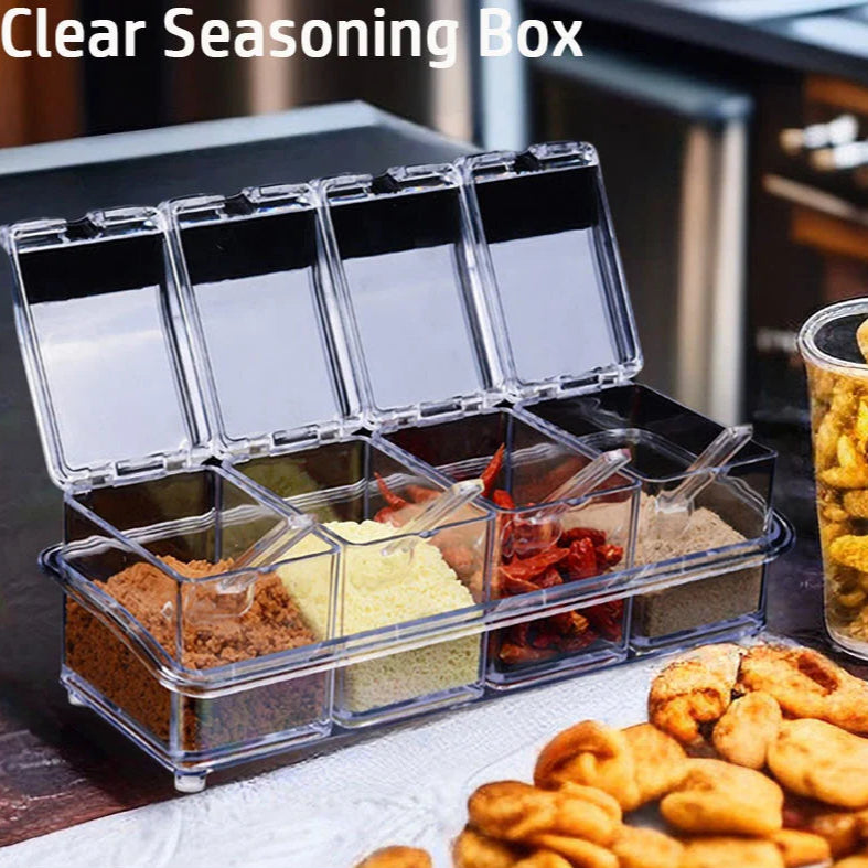Four In One Crystal View Seasoning Organizer – Online Shopping in ...